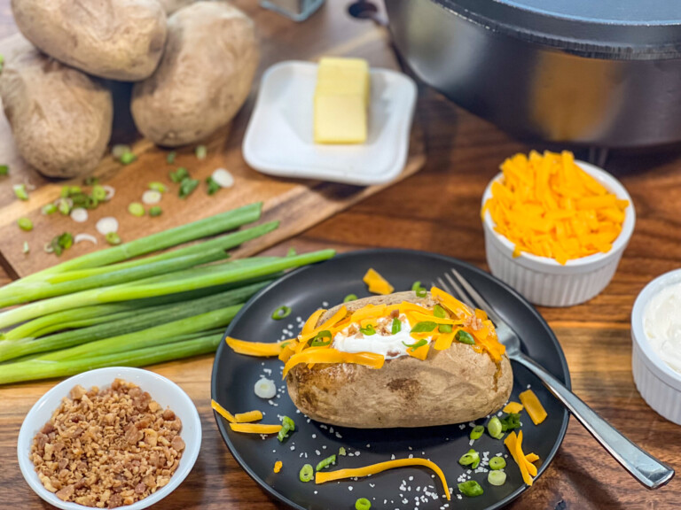 Dutch Oven Baked Potatoes - Dutch Oven Daddy
